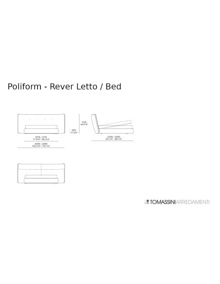 Rever Bed - Poliform | Online Shop