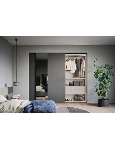 Novamobili Offset Sliding Doors Wardrobe | Online Shop