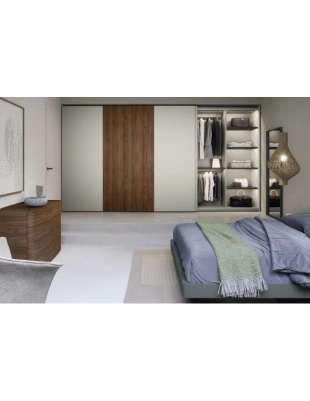 Novamobili Offset Sliding Doors Wardrobe | Online Shop