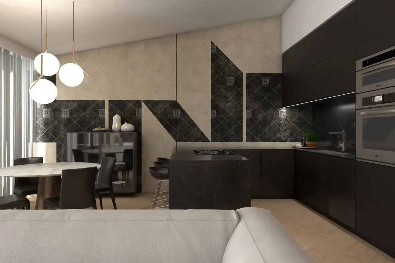 The metamorphosis of an apartment through interior design - Tomassini ...